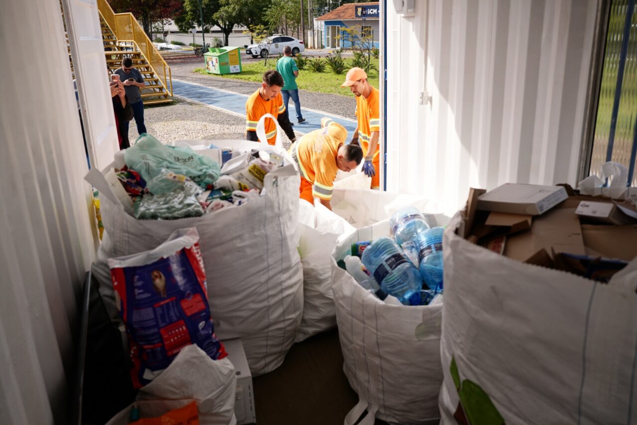 Recicla PG recolheu mais de 800 kg de recicláveis em menos de um mês ...